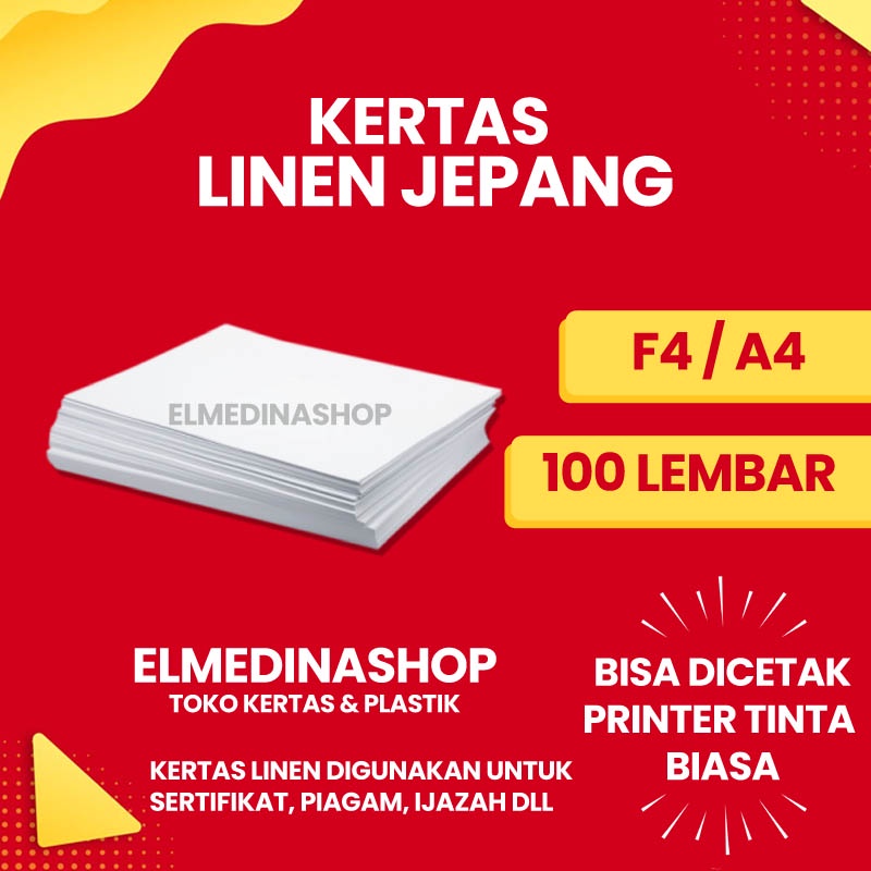 100 Sheets of Japanese Linen Paper for Certificates Diplomas Charters ...