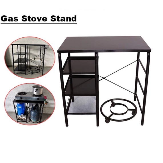 Kitchen stove top shelf floor multi-layer All Metal Gas Stove Stand ... Kitchen stove top shelf floor multi-layer All Metal Gas Stove Stand ...