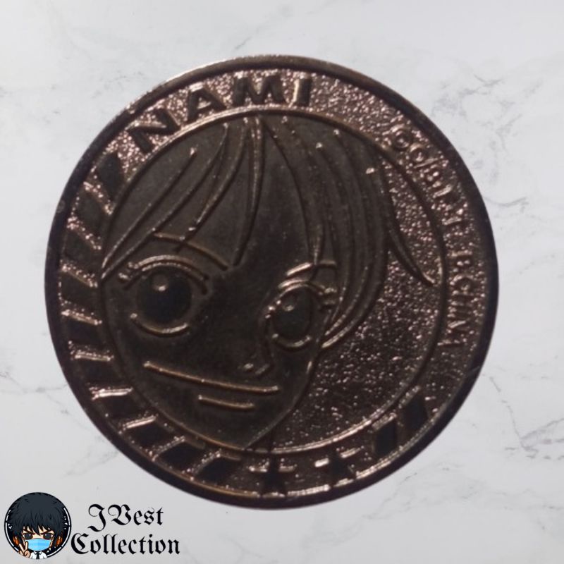 Bandai One Piece Nami Metal Medal Silver Coin | Shopee Philippines