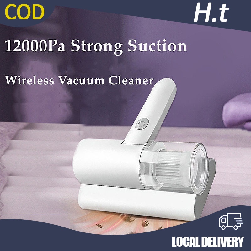 Ht Handheld Dust Vacuum Cleaner Wireless Mite UV Sterilization Portable ...