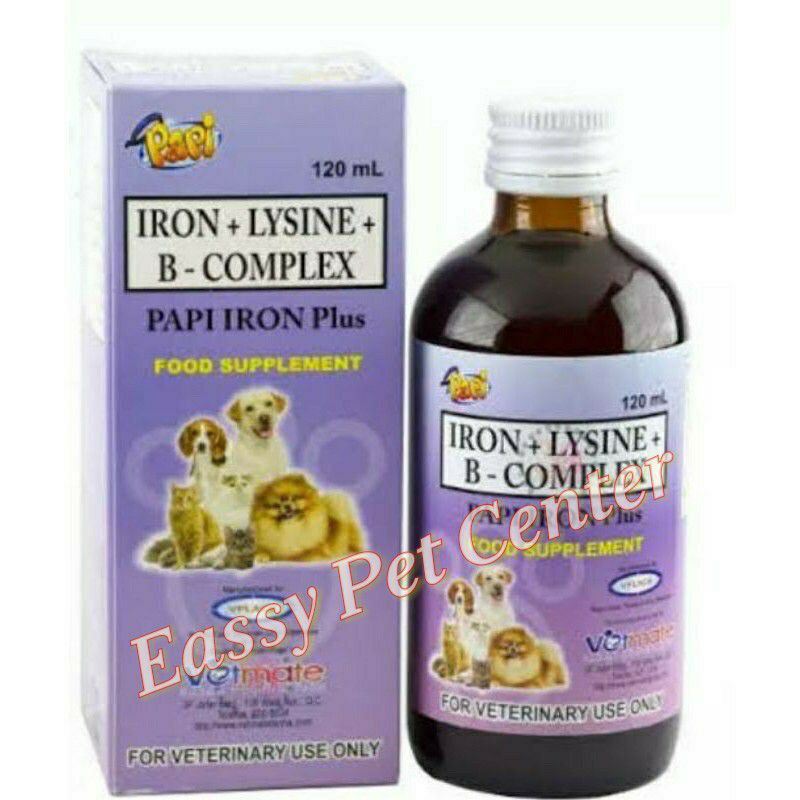 Papi Iron Plus - B - Complex, Multivitamins + lysine | Shopee Philippines