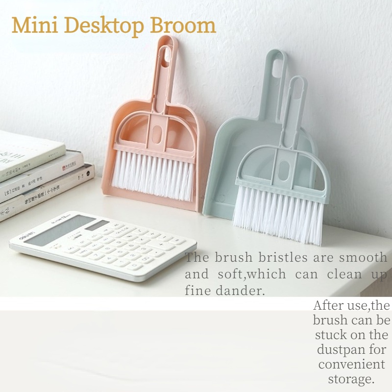 Mini Desktop Broom Dustpan Set /Car Broom/ Bed Hair Dustpan /Small ...