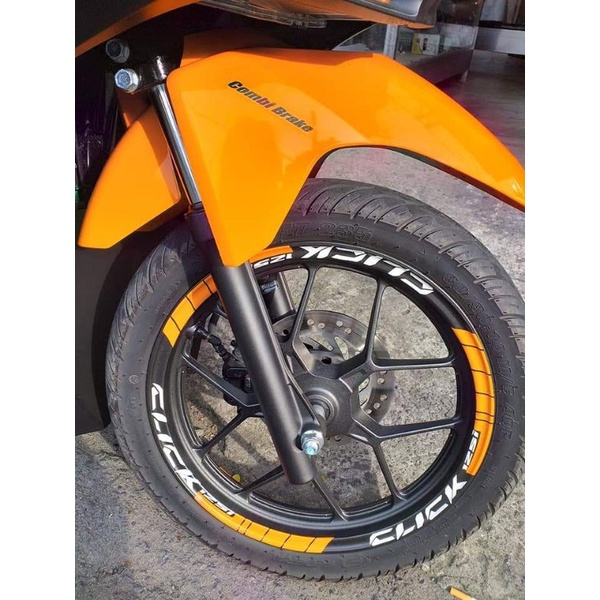 Honda click mags sticker for v1 v2 AND v3 (2 FRONT AND 2 REAR) | Shopee ...