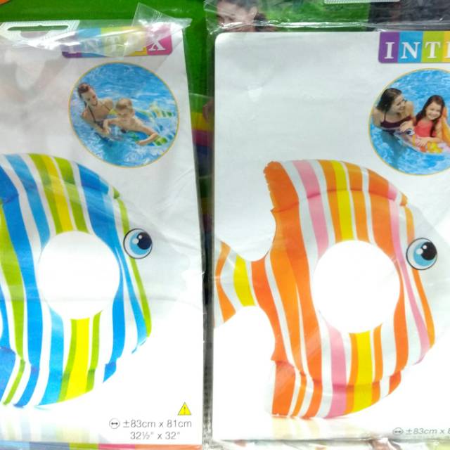 Intex Brand Fish Shape Swimming Tires | Shopee Philippines
