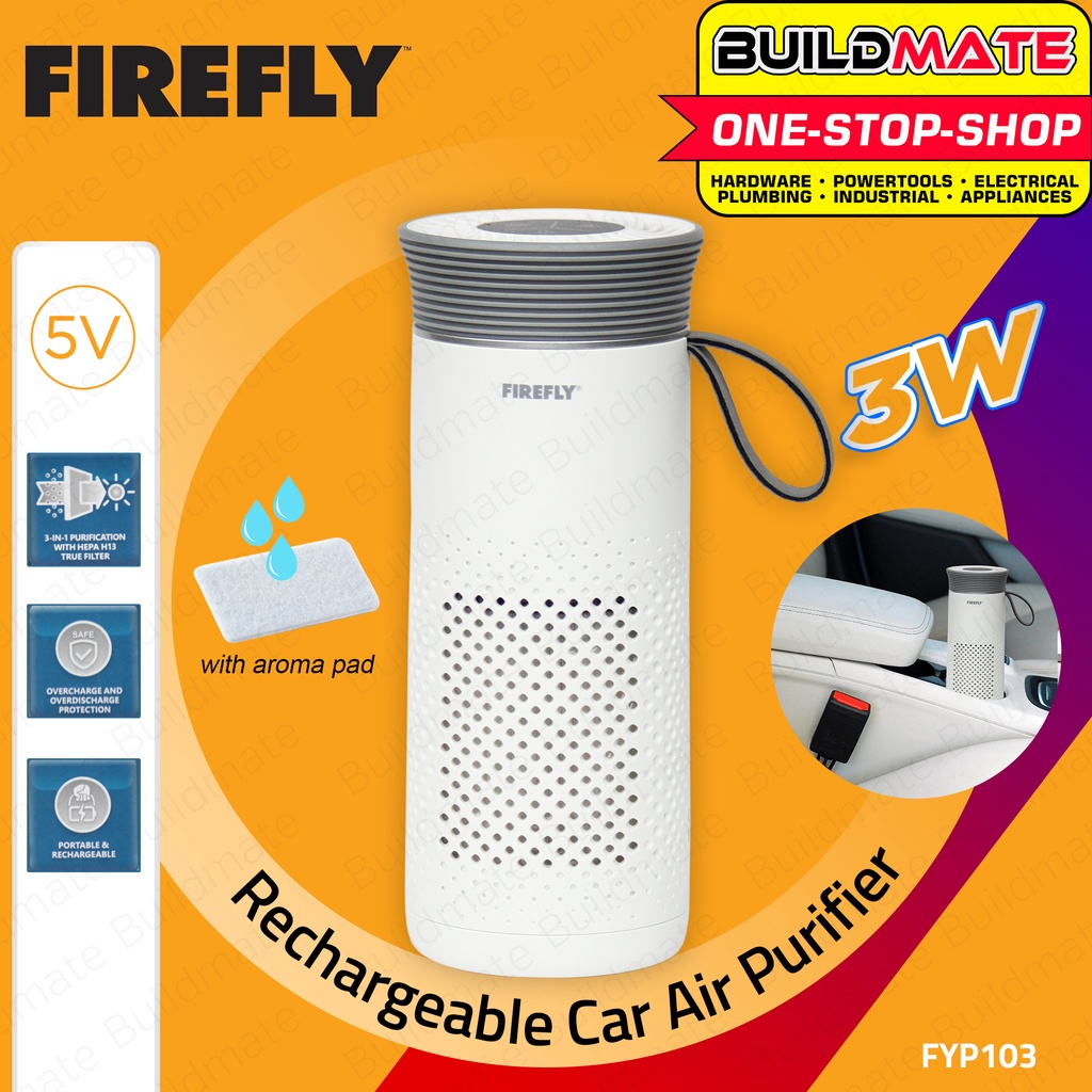 Firefly Rechargeable Portable Car Air Purifier FYP103 100% ORIGINAL ...