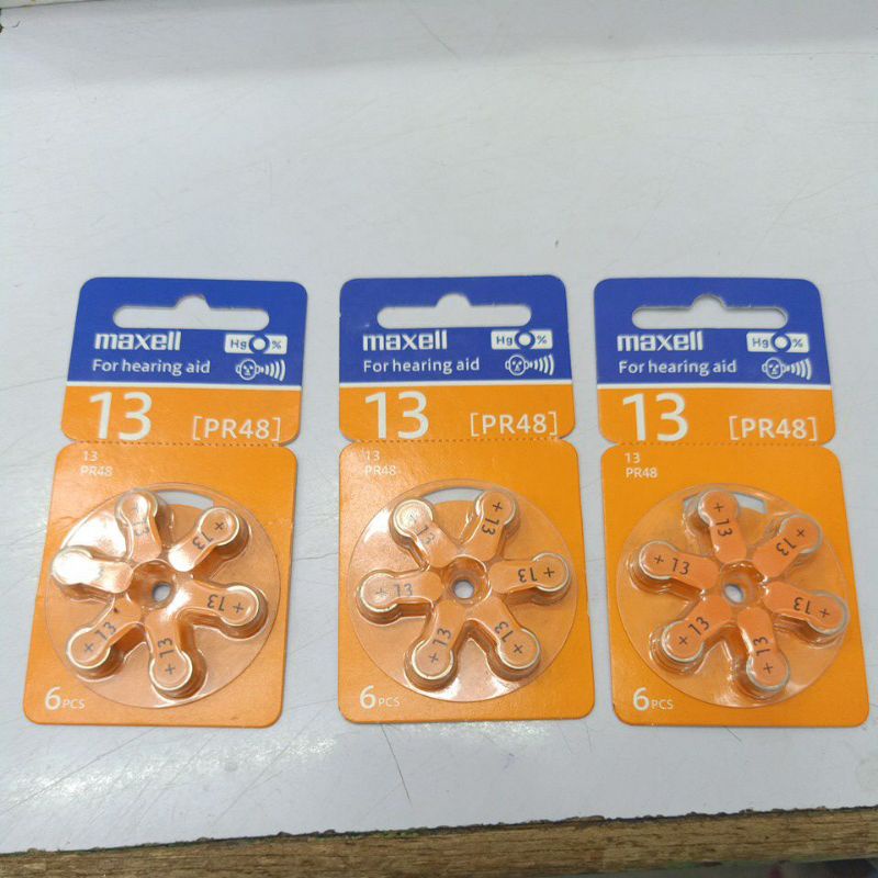 PR48 maxell battery 393 Hearing aid (sold per pack 6pieces) | Shopee Philippines
