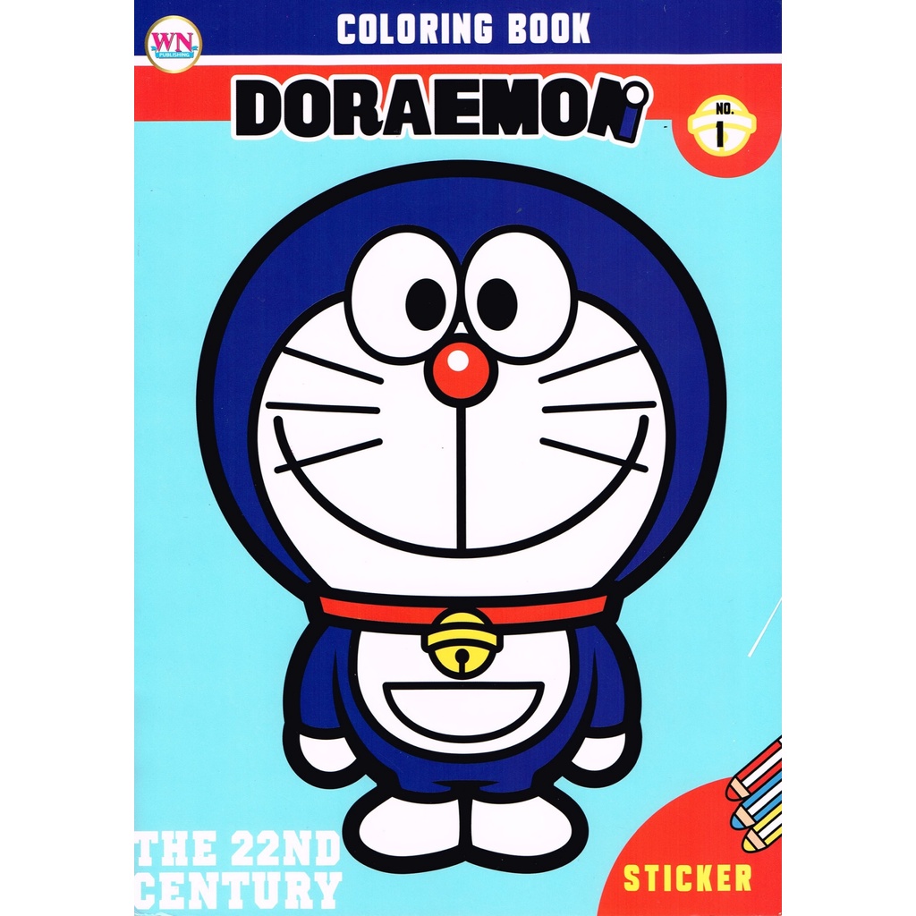 DORAEMON The 22nd century Coloring Book 7x10 Size | Shopee Philippines
