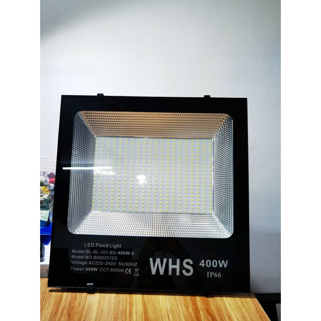 300W 400W LED Flood Light IP66 Waterproof WHS Outdoor | Shopee Philippines