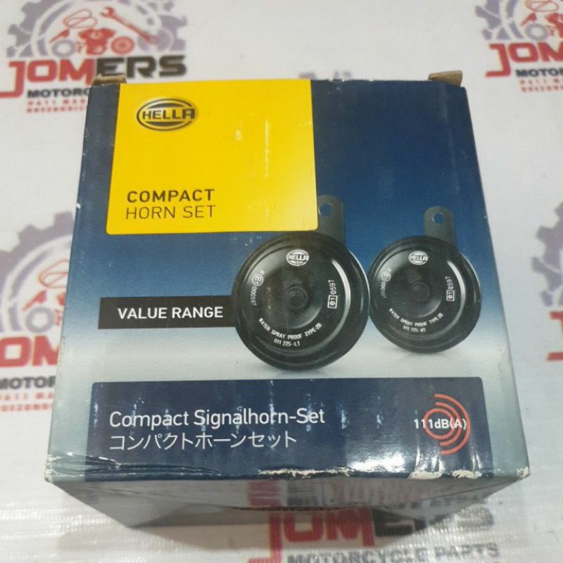 HELLA COMPACT HORN ( TWIN ) INDONESIA HOR-HELLA-T ( mel ) | Shopee ...