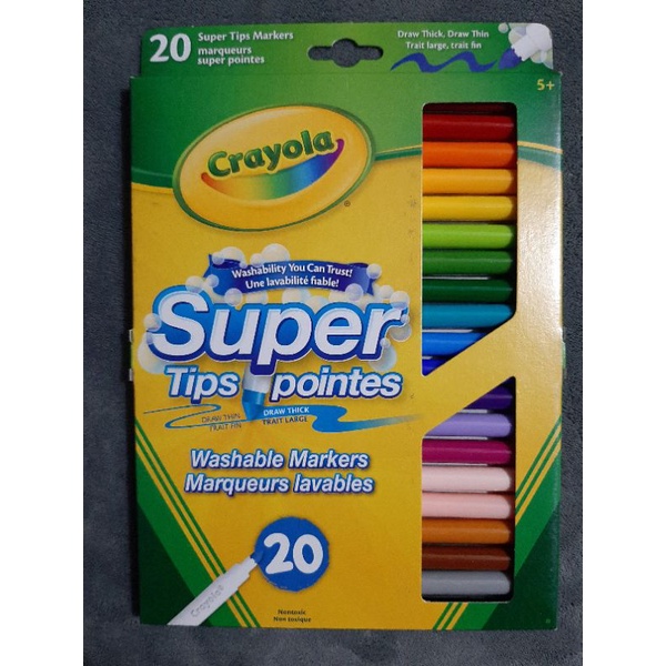 Crayola Super Tips Pointers 20pcs | Shopee Philippines
