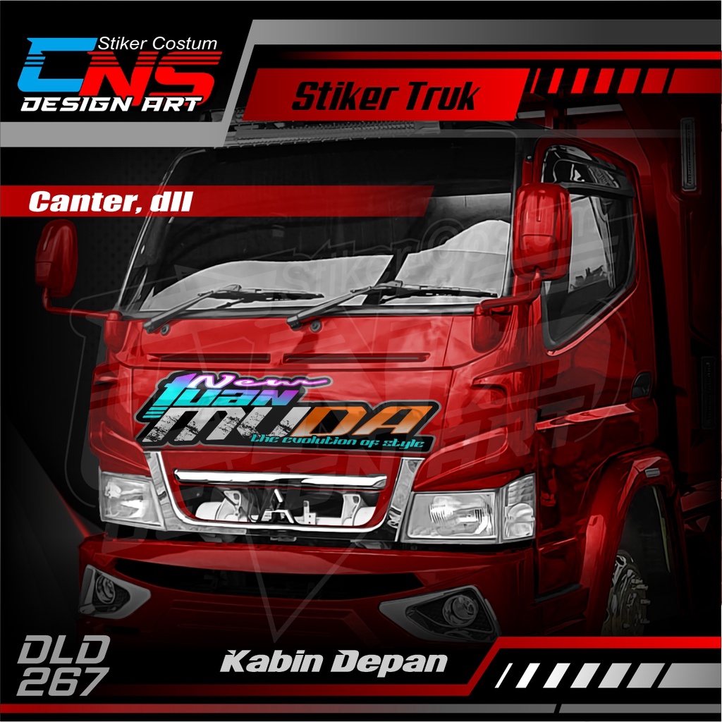 Canter Truck Front Cabin Stickers, etc. NEW TUAN YOUNG Can Request ...