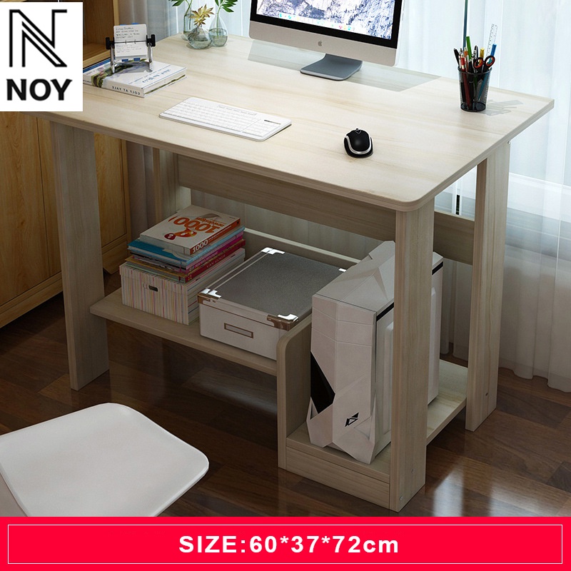Computer Desk Laptop Table Storage Maple table | Shopee Philippines