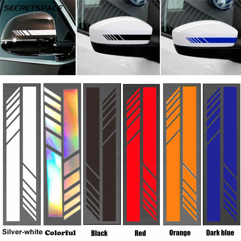 ST 2pcs DIY Car Auto Car Body Sticker Stripe Side Decal Decals SUV ...