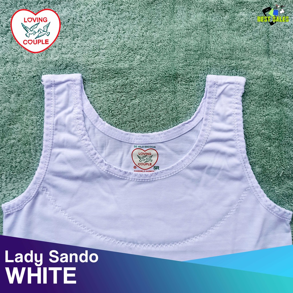 Lady Sando Plain White for Women by Loving Couple | Shopee Philippines