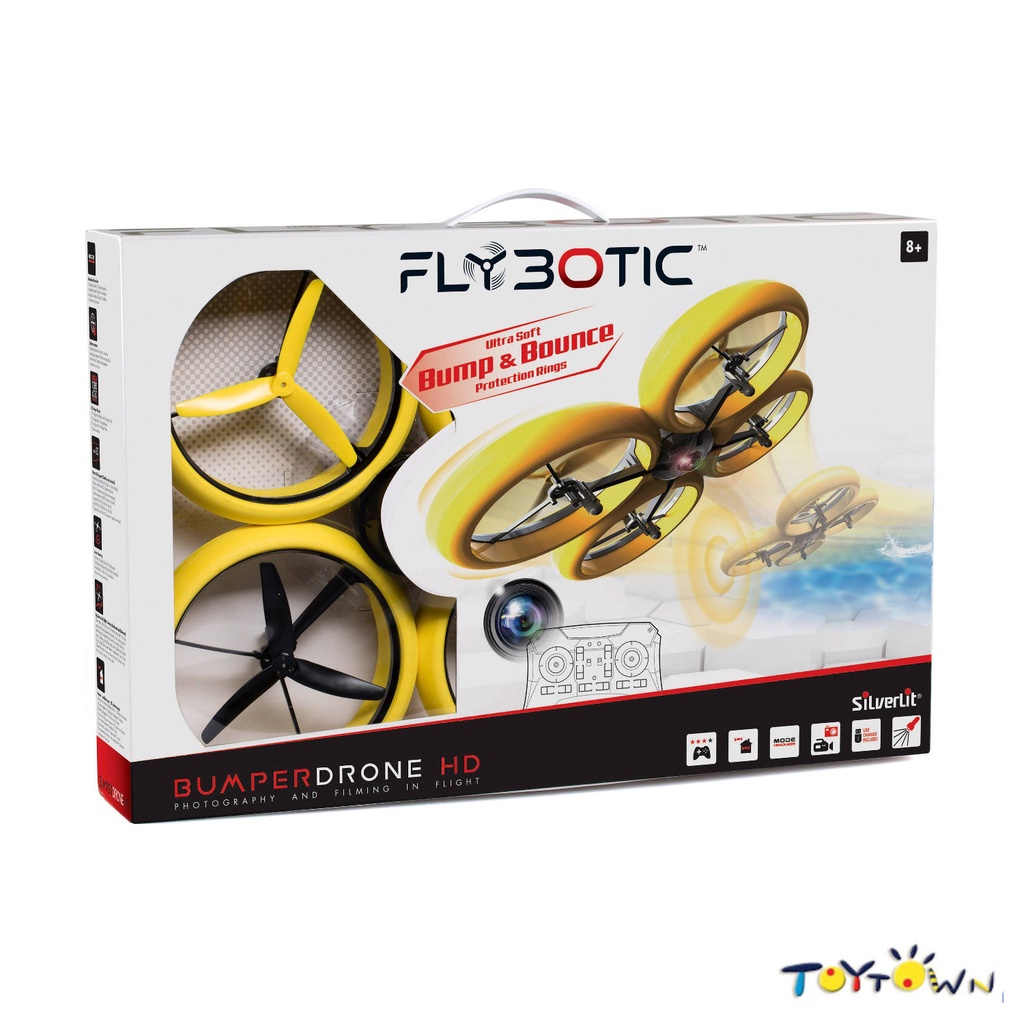 Silverlit® Flybotic™ R/C Bumper Drone HD | Shopee Philippines
