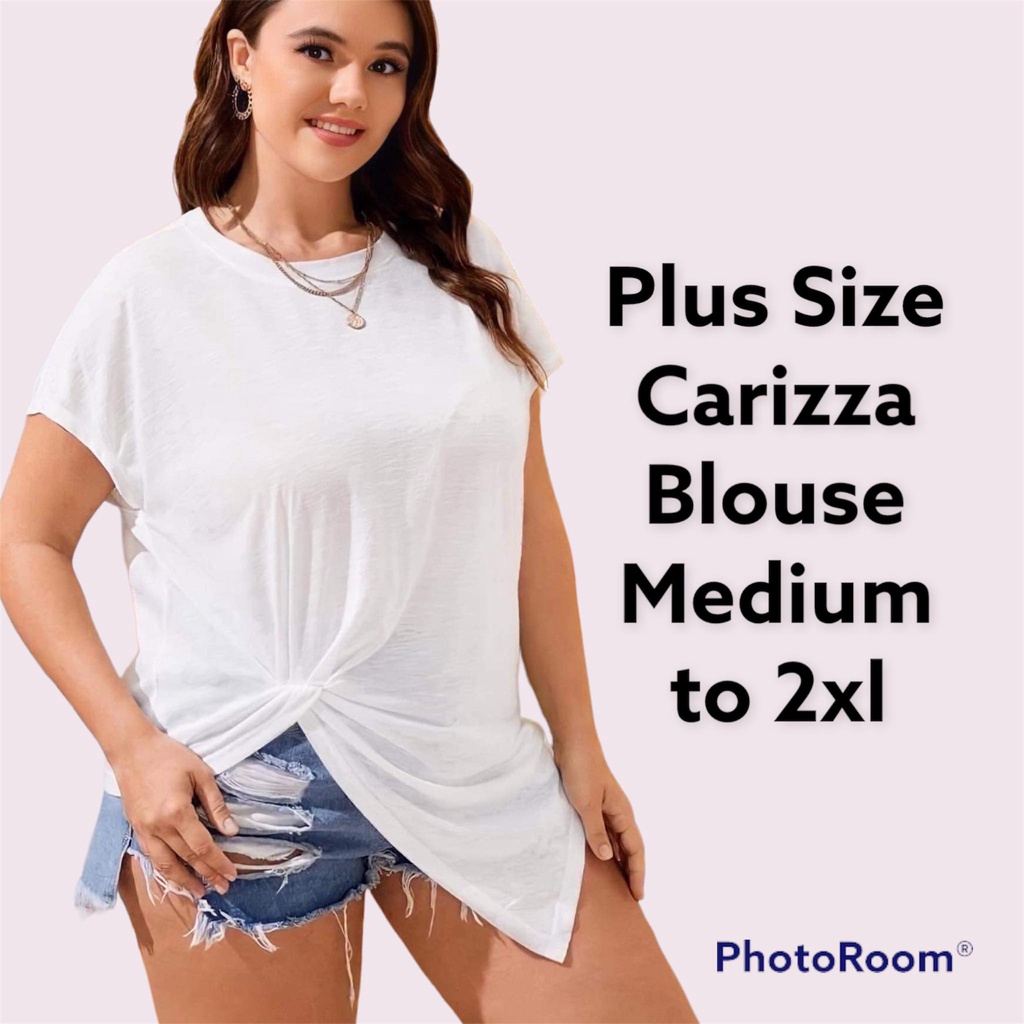 Plus Size Carizza Blouse Med to 2xl | Shopee Philippines
