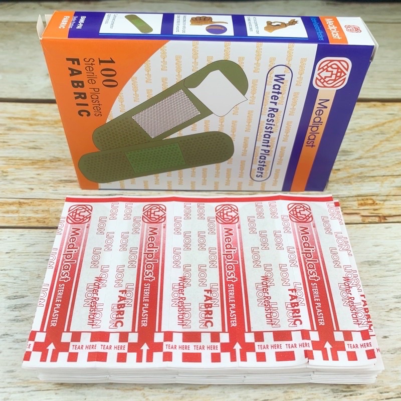 COD 100pcs Medical Plaster Strips Adhesive Antiseptic Bandage Band Aid ...