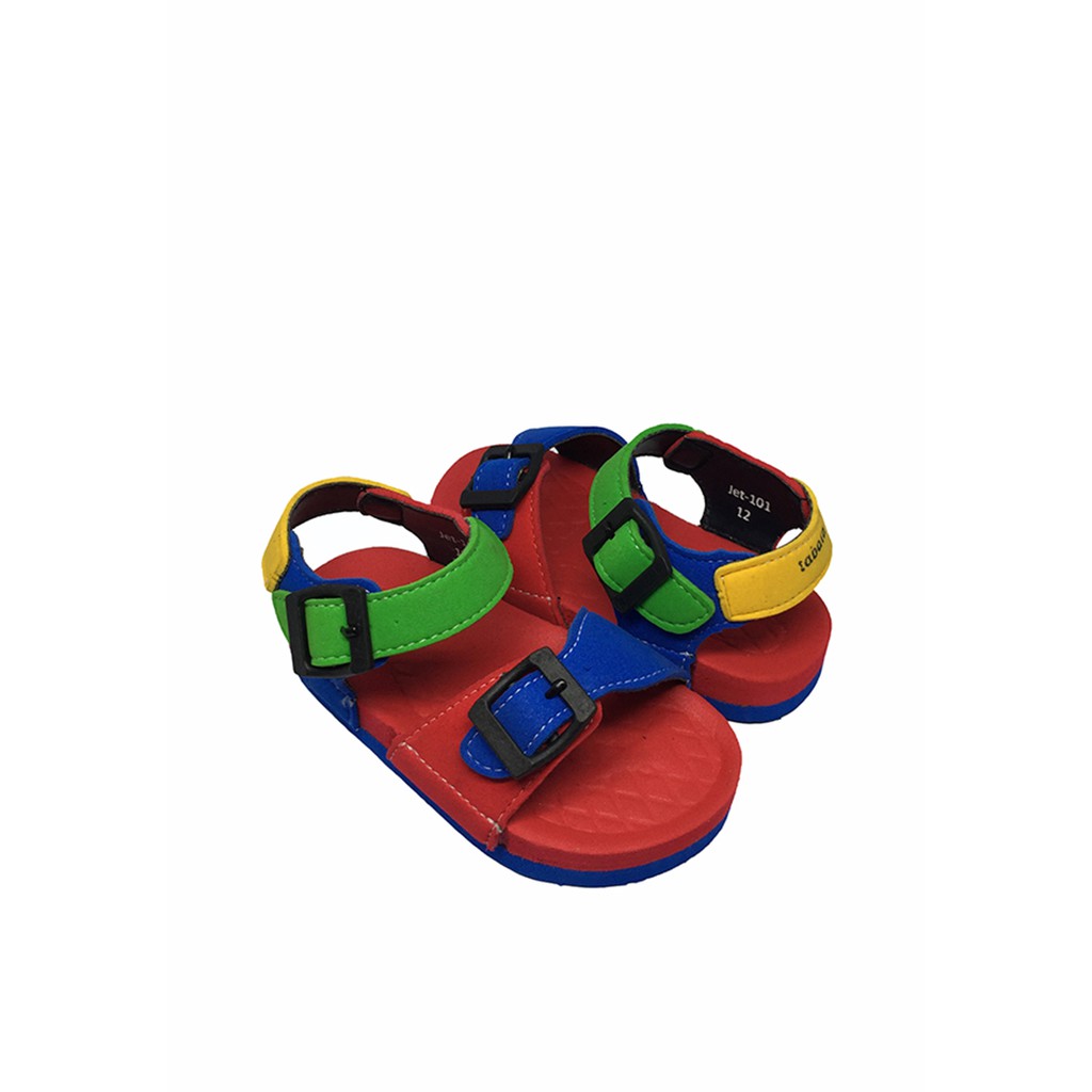 Tabata by Otto 39010007 Kids Multi-Colored Playscape Sandals in Red ...