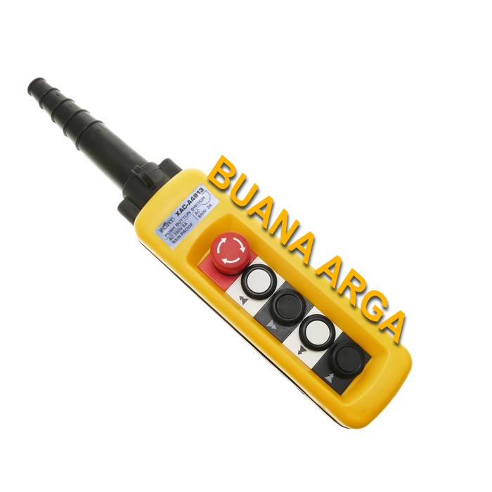 TOMBOL Double Speed Hoist Push Button with Emergency XAC-A4913 Fort 4 ...