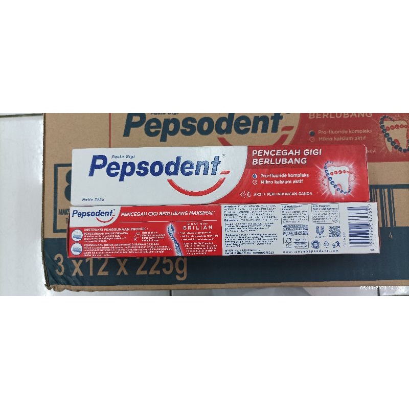 Pepsodent Jumbo 225 gr Healthy family toothpaste. Unit price | Shopee ...