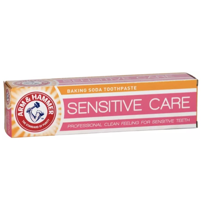 Arm & Hammer Sensitive Care Toothpaste 125g (and with Baking Soda ...