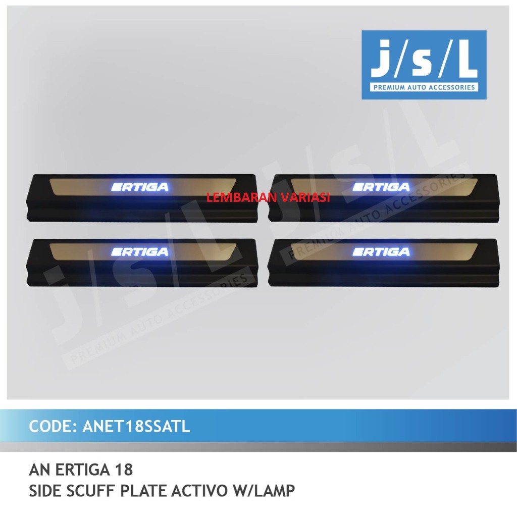 All New Ertiga 2018 Side Door Sill Plate - Led Lights | Shopee Philippines
