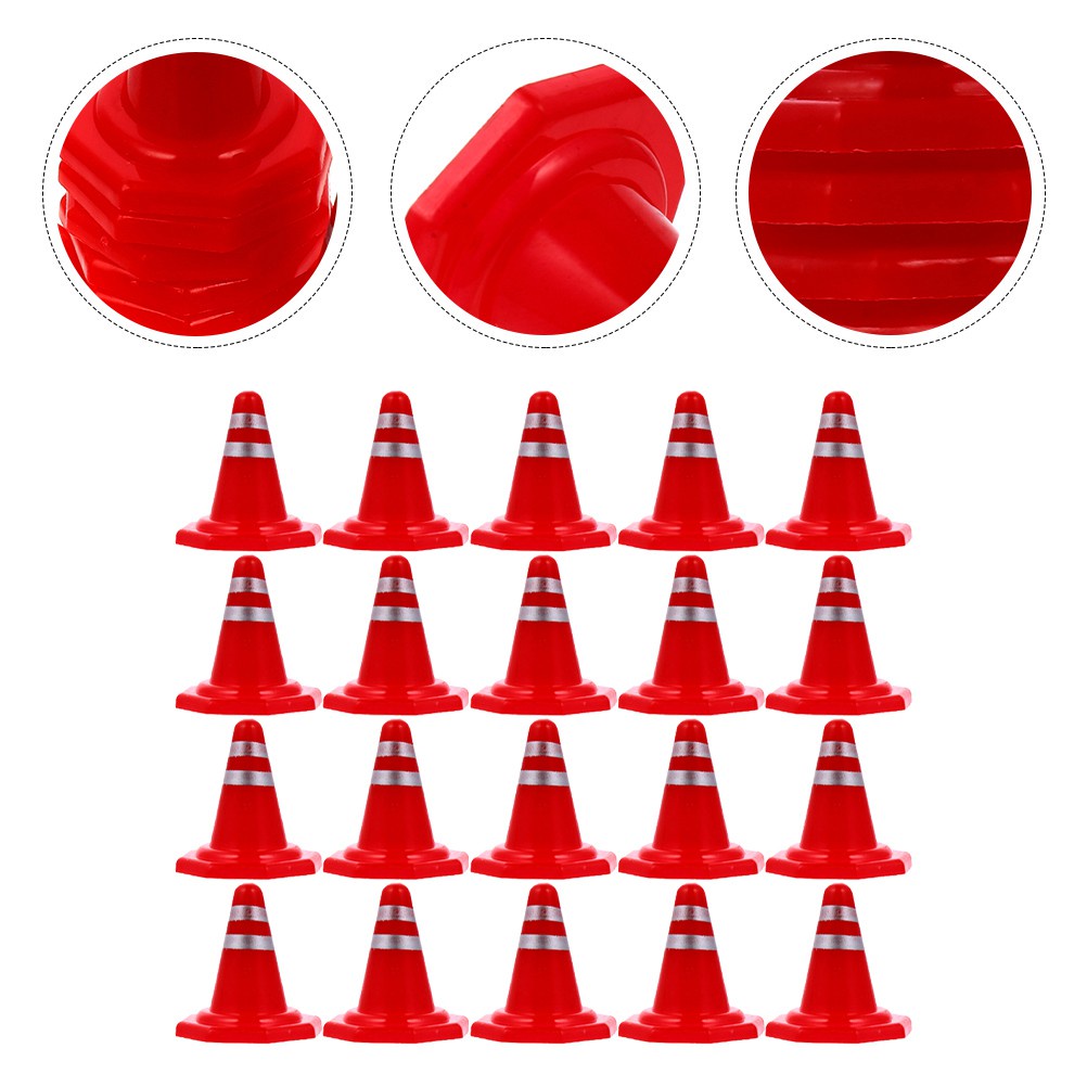 Kids Road Cones Construction Cake Topper Children Traffic Sandbox ...