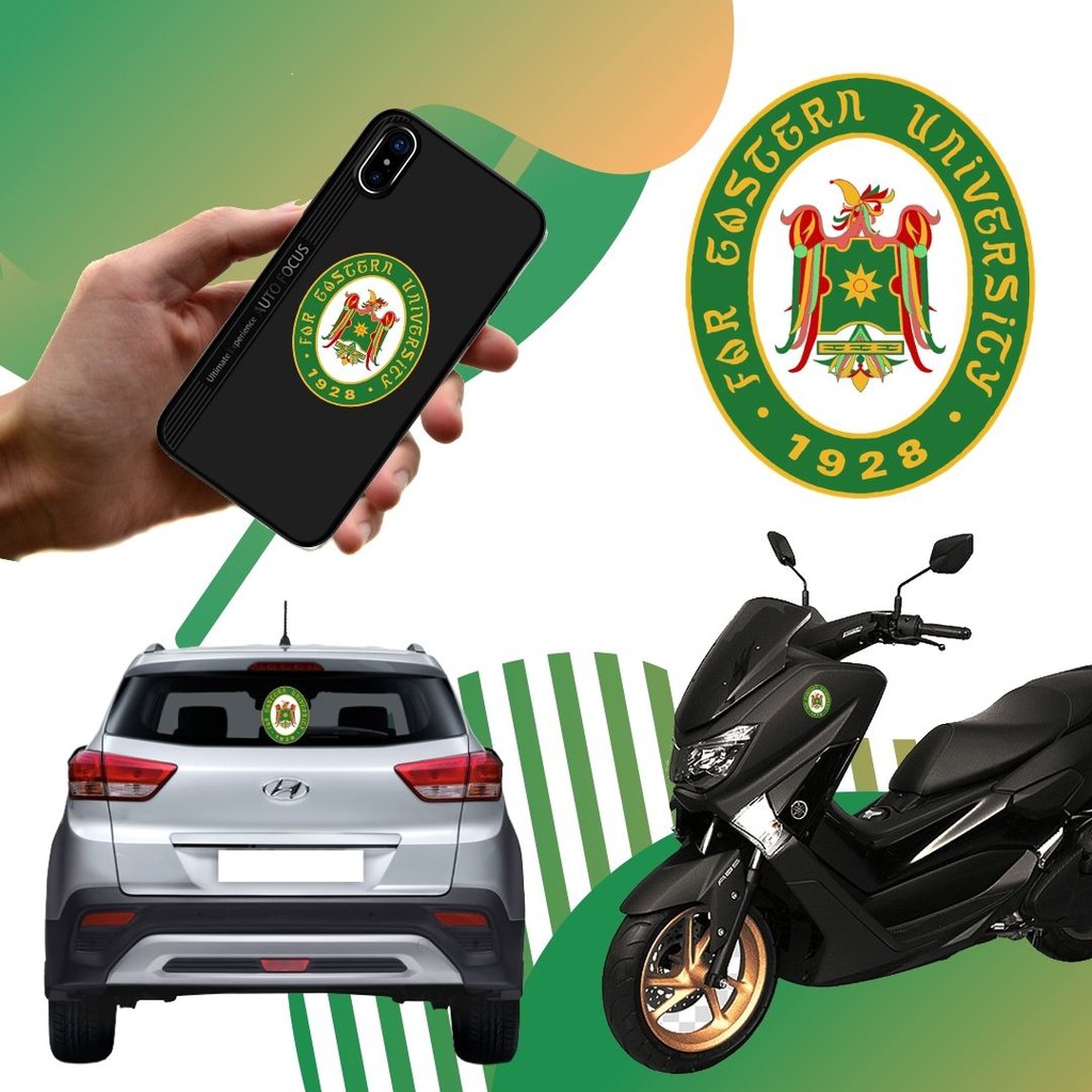 FEU School Logo Sticker for Cellphone, Laptop, Motor, Car and others ...