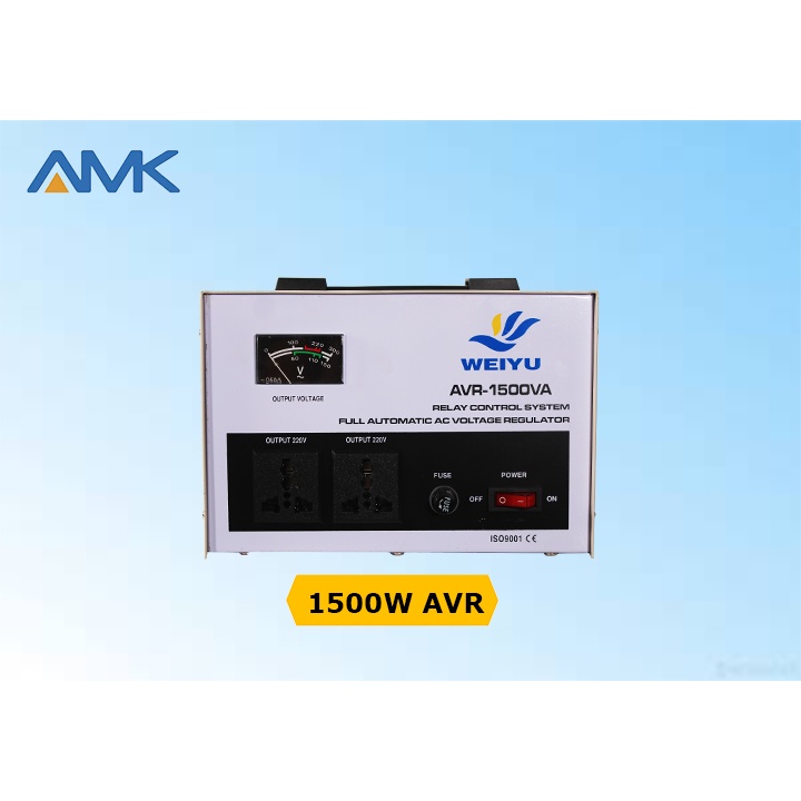 WEIYU AC Automatic Voltage Regulator AVR 1500V Watts | Shopee Philippines