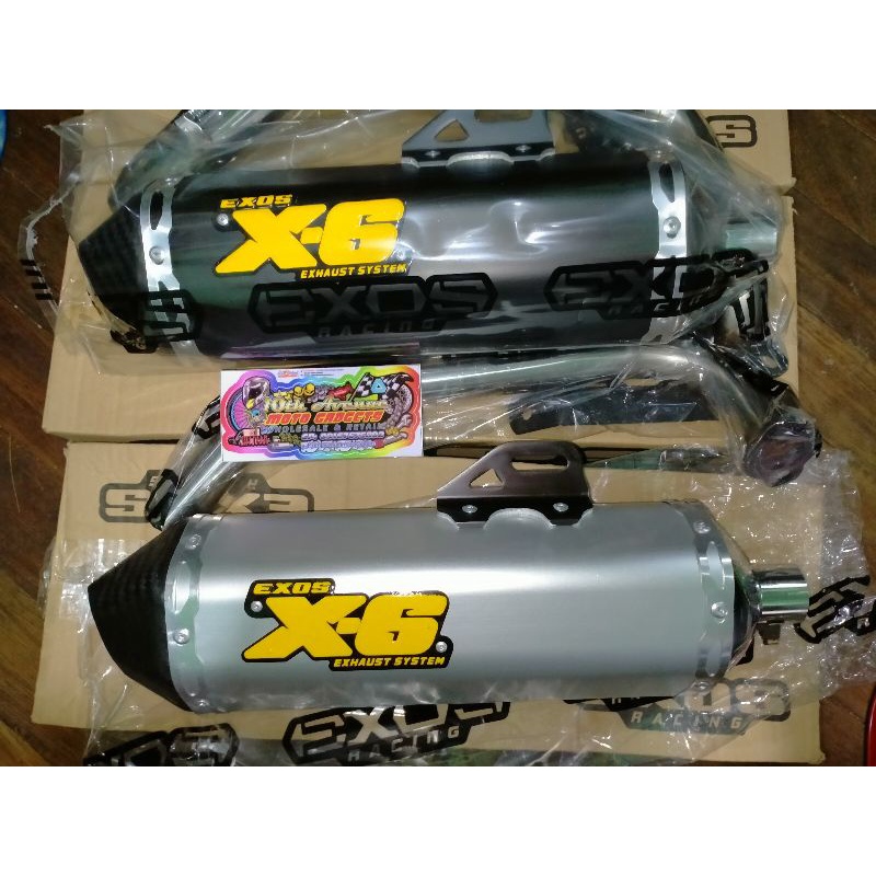 Exos X6 Pipe For Honda Clickv3/v2/Click v1/Pcx160 | Shopee Philippines
