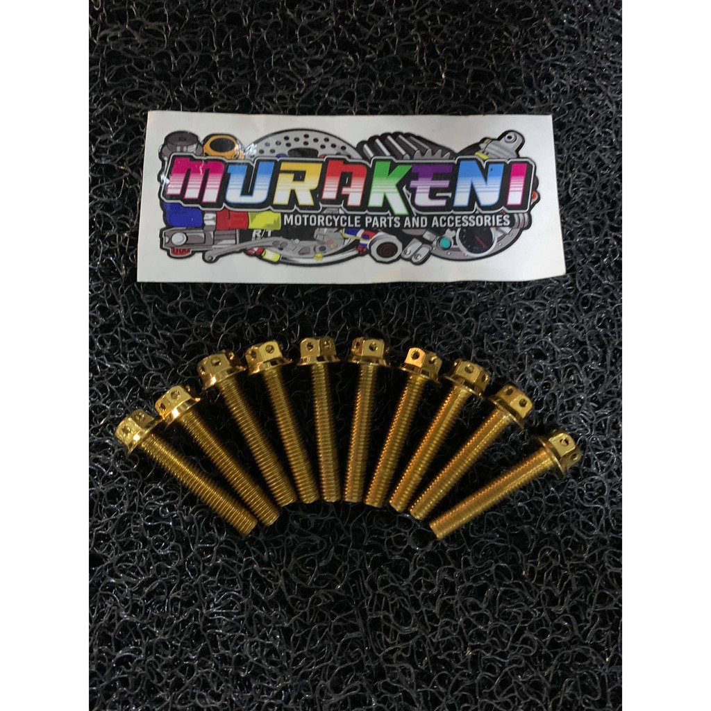 HENG GOLD BOLTS FLOWER 8X45 [SOLD PER PIECE] | Shopee Philippines