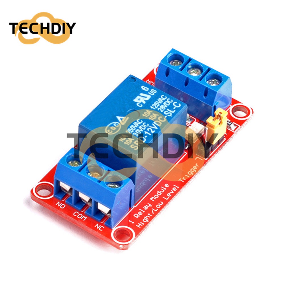 DC 5V 12V 24V 1 Channel Relay Module With Optocoupler Shield Board High ...