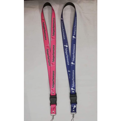 Teleperformance | Pink | Blue | Design ID Lanyard Sling Lace - Wear It ...