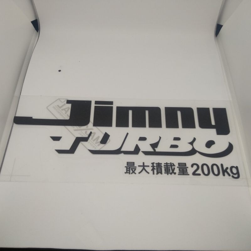 Jimny JA11 JDM rear decals sticker | Shopee Philippines