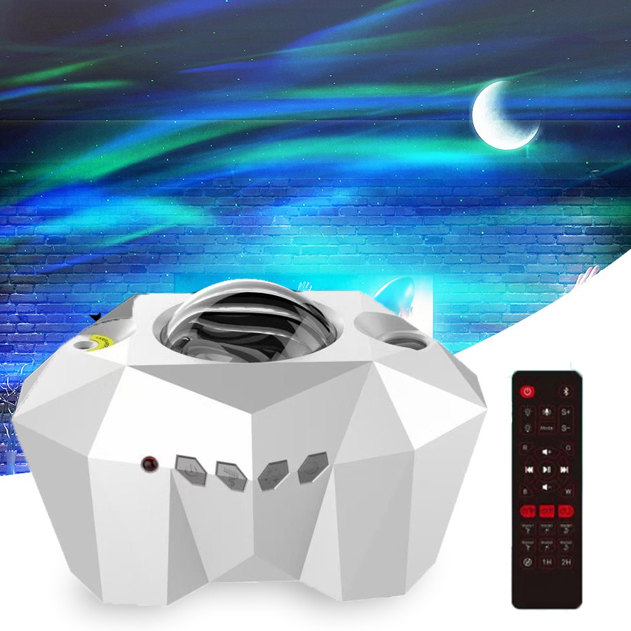 White Color New Star Light Projector RGB Full Color Starry Projection ...