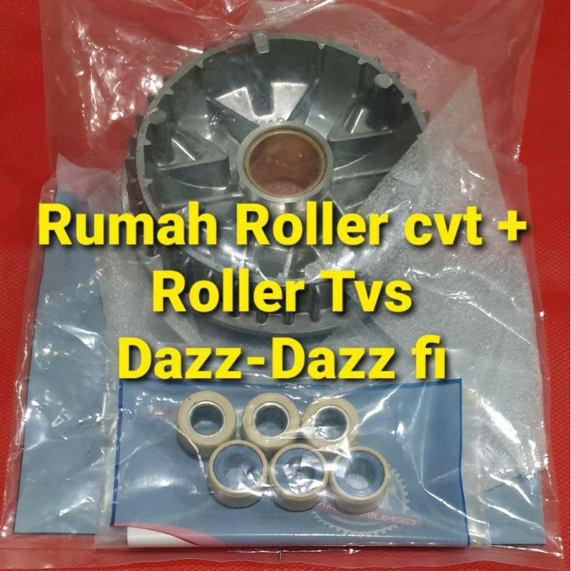 Cvt Roller housing + cvt Roller set TVS DAZZ-DAZZ FI Original | Shopee Philippines