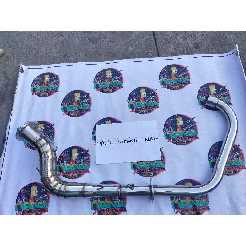 open pipe elbow replica, tmx rusi, typhoon150, motoposh 51mm | Shopee ...