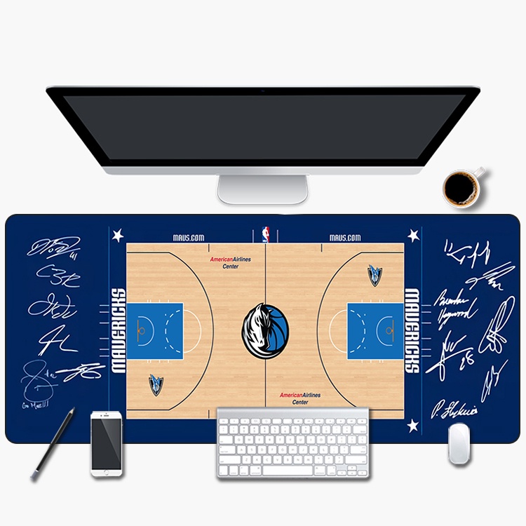 NBA gaming mouse pad NBA basketball team logo mouse pad personalized ...
