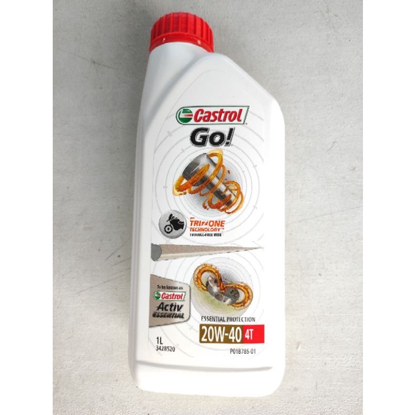 CASTROL GO 20W-40 1Liter | Shopee Philippines