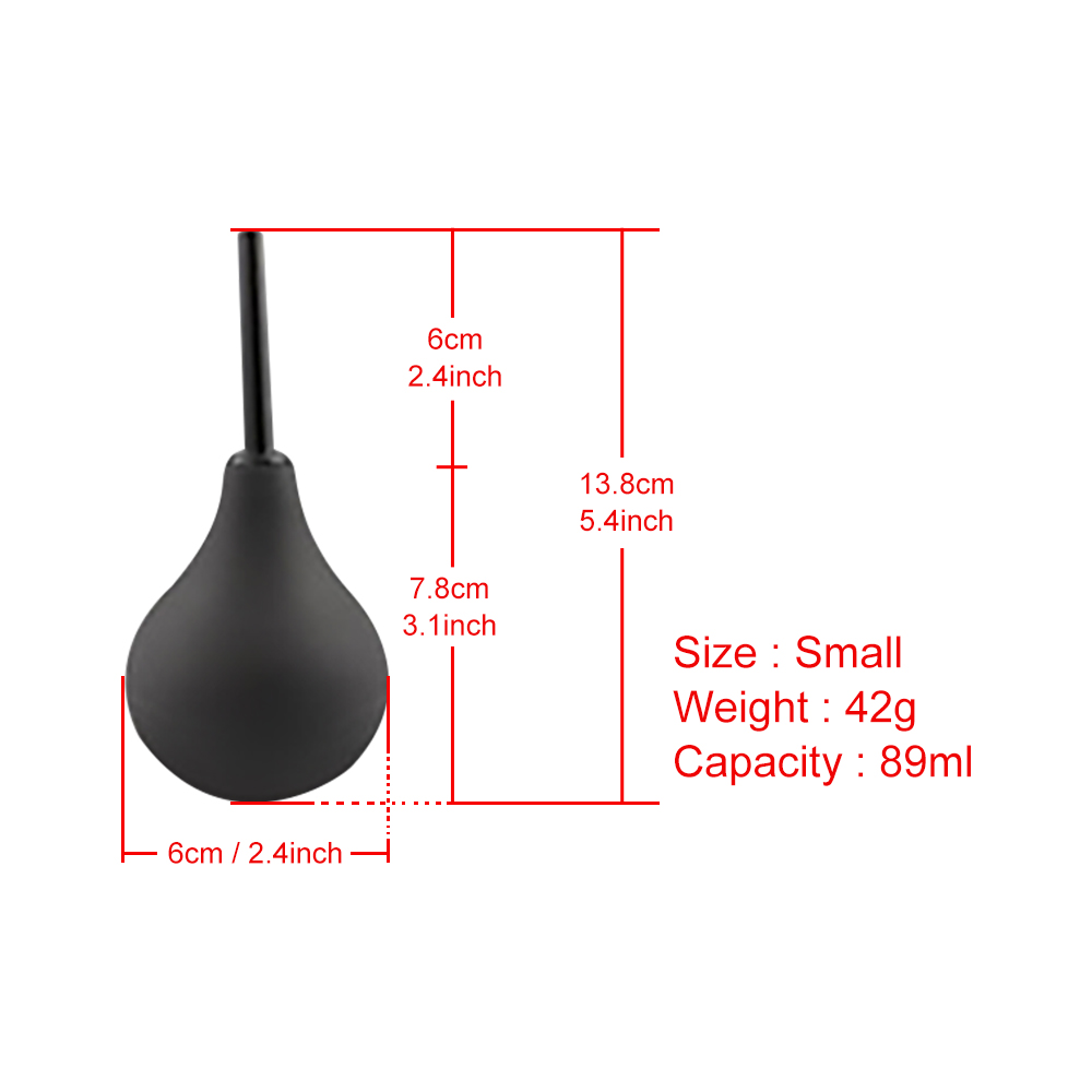 Salorie Rubber Irrigator Female Vagina Anal Douche Cleaner For Feminine ...
