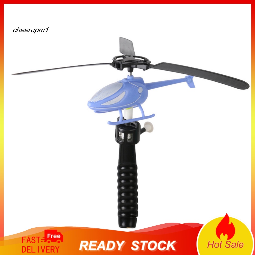 CHEER Flying Helicopter Toy Pull Wires Helicopter Clockwork Toy Funny ...