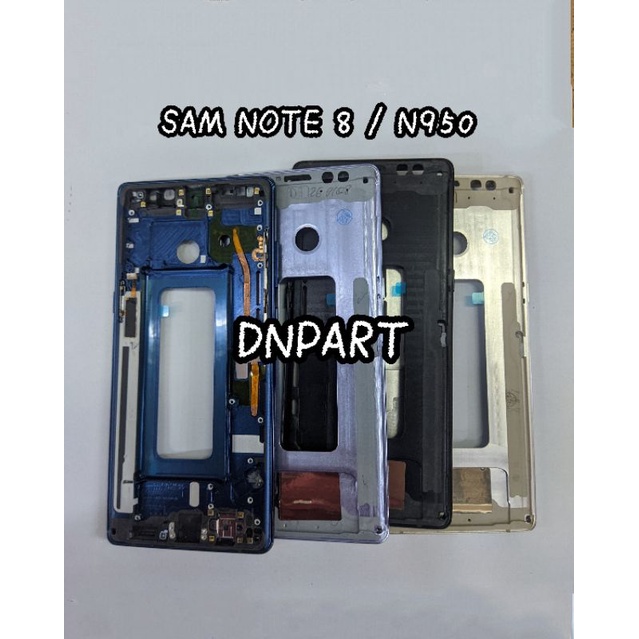 Center BONE BAZEL FRAME ORIGINAL SAMSUNG NOTE 8 / N950 LCD HOLDER ...