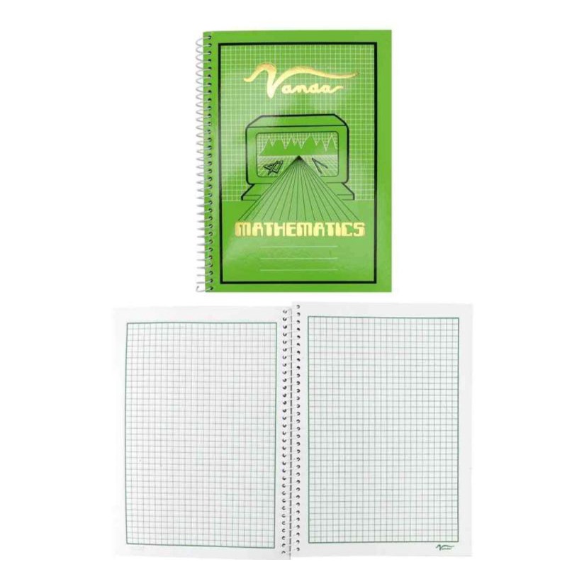 mathematics/graphing notebook with yarn/spiral (per piece) | Shopee ...