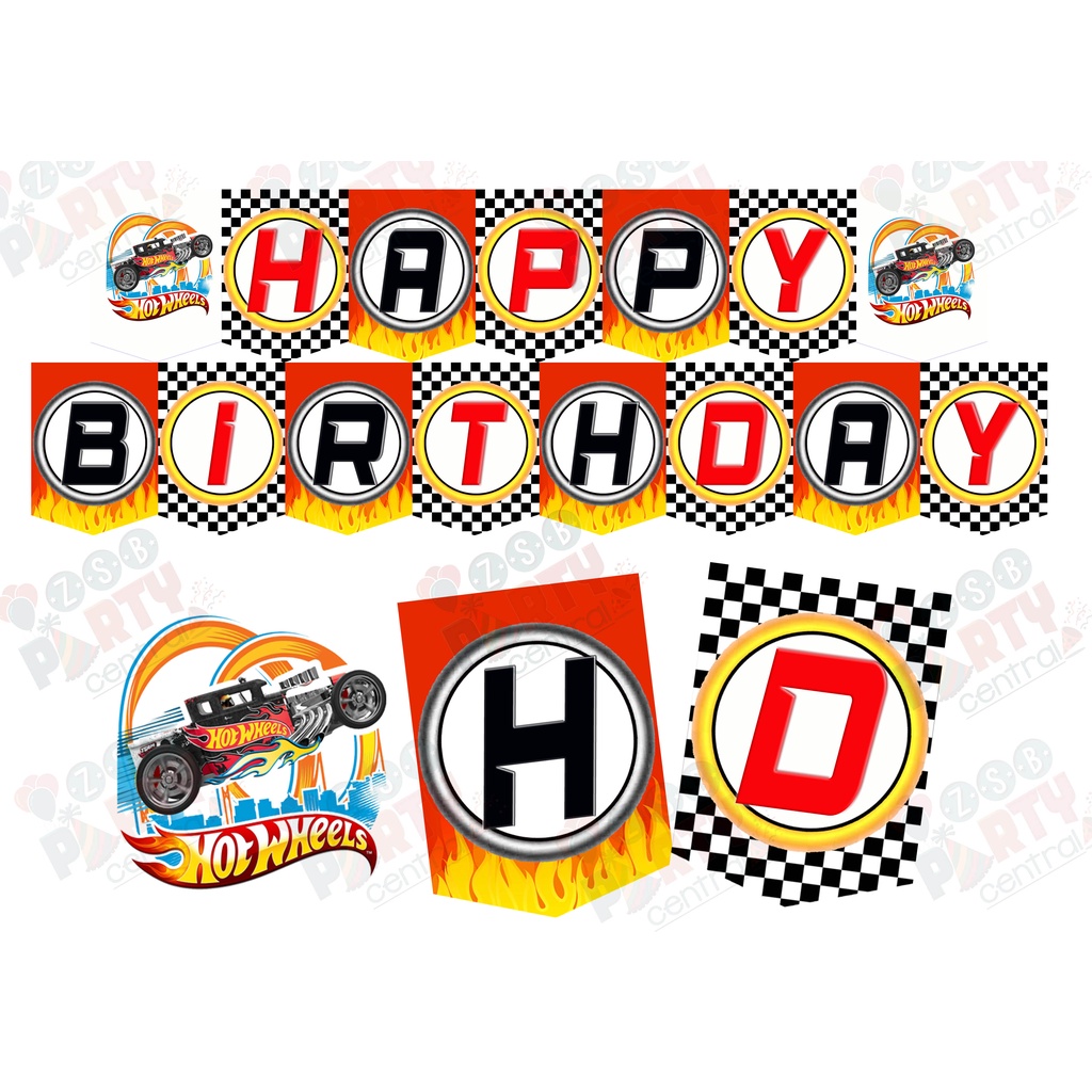 Hot Wheels Birthday Printables Personalised Hot Wheels Invitations