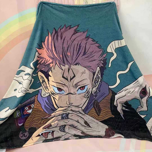 Jujutsu Kaisen Soft Blanket Flannel Warm Comfortable Quilt Gojo Satoru ...