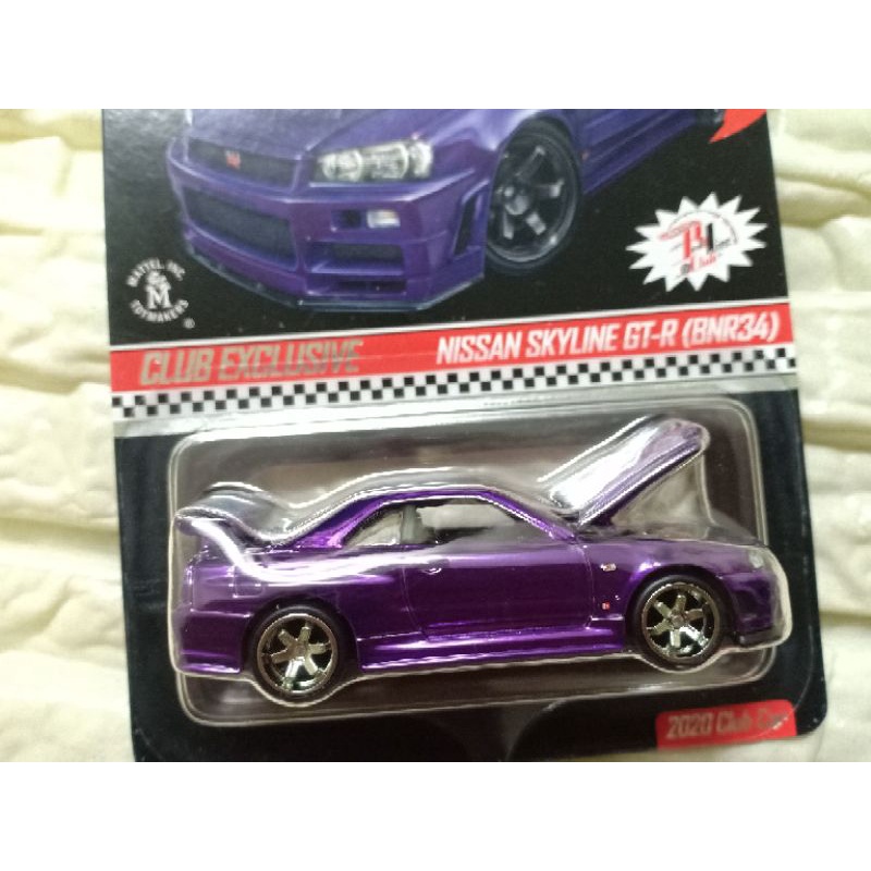 HOT WHEELS RLC NISSAN SKYLINE GT-R (BNR34) PURPLE | Shopee Philippines