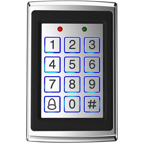 Metal Case RFID EM Card Access Control Keypad Reader for Single Door ...