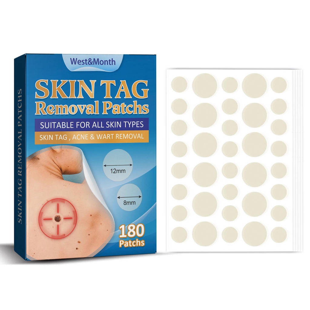 180pcs/box Warts Remover Patch Skin Tags Pimple Treatments Cream ...