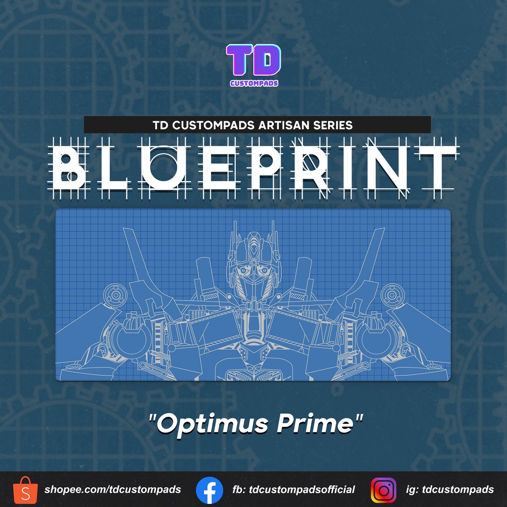 Optimus Prime - "Blueprint" TD Custompads Artisan Series Extended ...