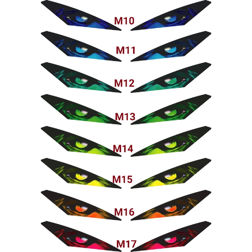 YAMAHA MIO i 125 WINKER EYE STICKER /TRASNPARENT / TRANSLUCENT VINYL ...